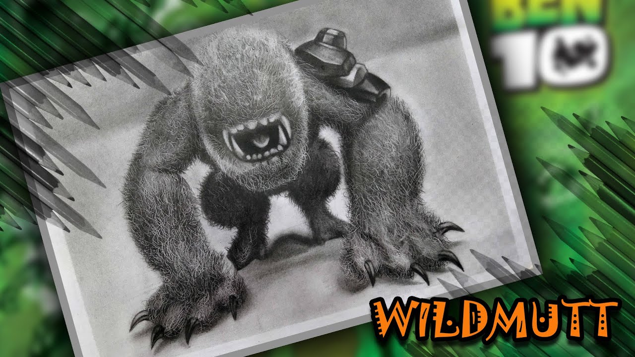 How to draw WildMutt Ben 10 || How to Draw Wildmutt Step by Step - Easy ...