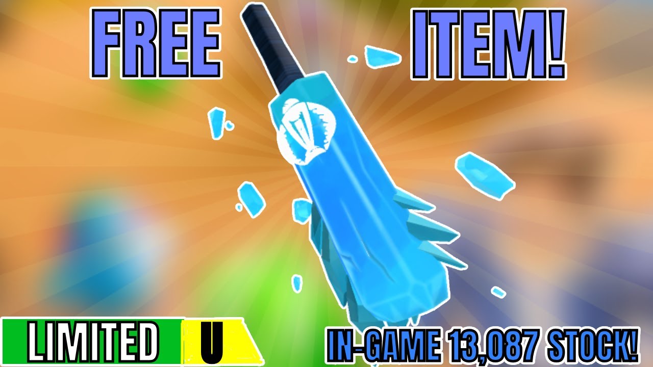 [FREE IN-GAME LIMITED] HOW TO GET THE FROZEN ICC BAT IN 1% WIN OBBY ...