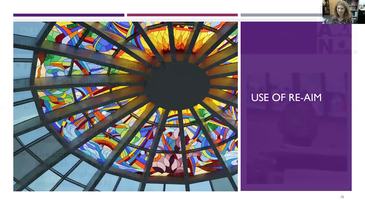 USING THE RE-AIM MODEL IN A FAITH-BASED DISSEMINATION & IMPLEMENTATION ...