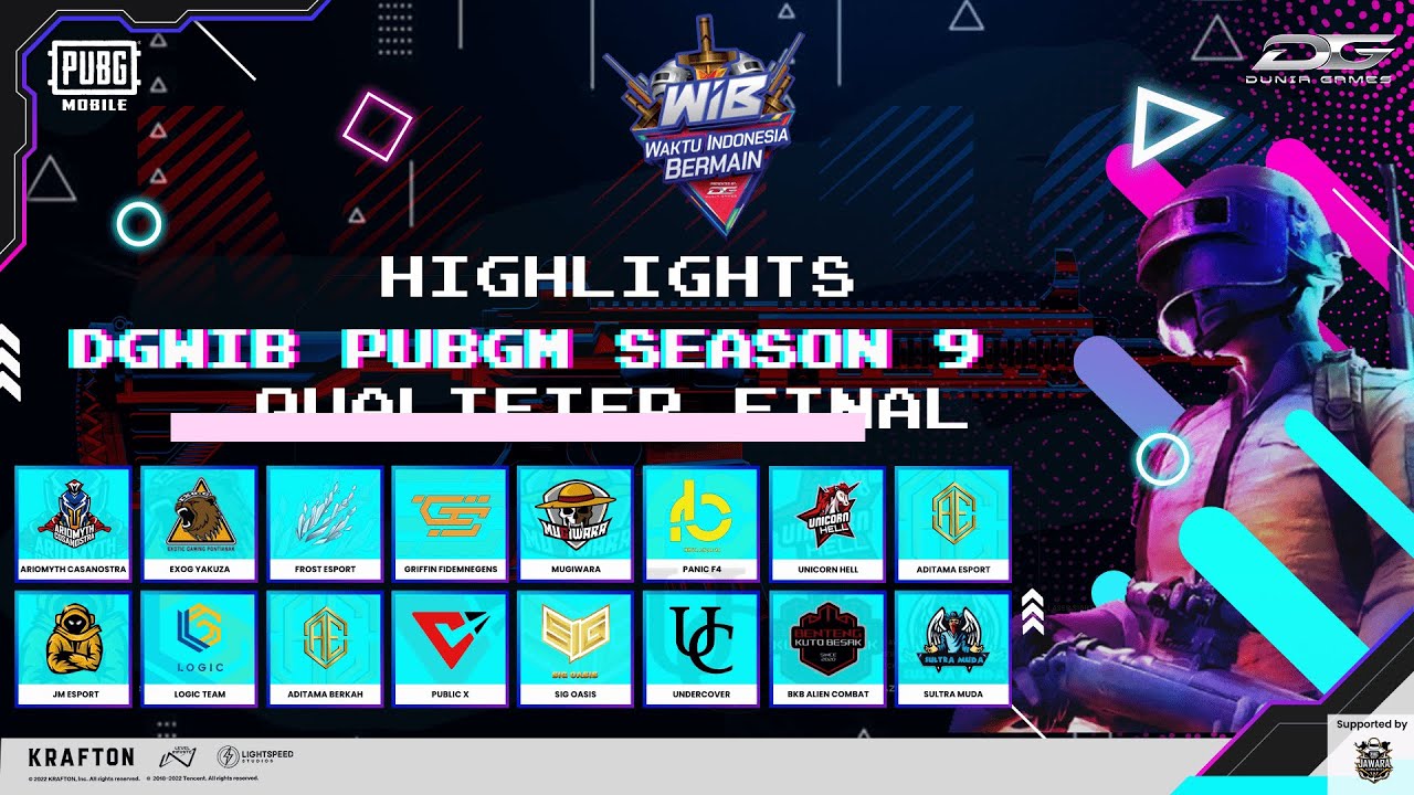 HIGHLIGHTS - DGWIB PUBG MOBILE S9 - FINAL QUALIFIER - YouTube