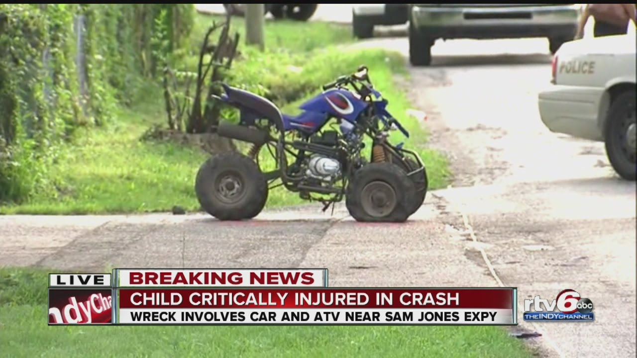 Child critically injured in crash - YouTube