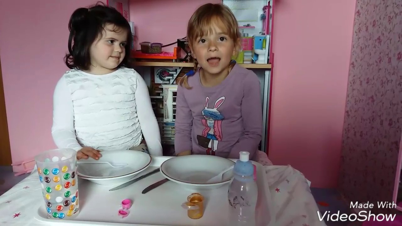 Delia și Sara- slime din lipici solid ep9 - YouTube