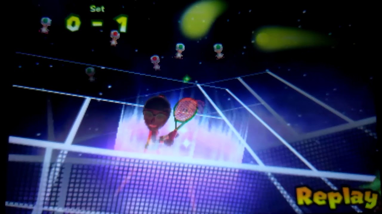 My mii's tennis winning animation - YouTube