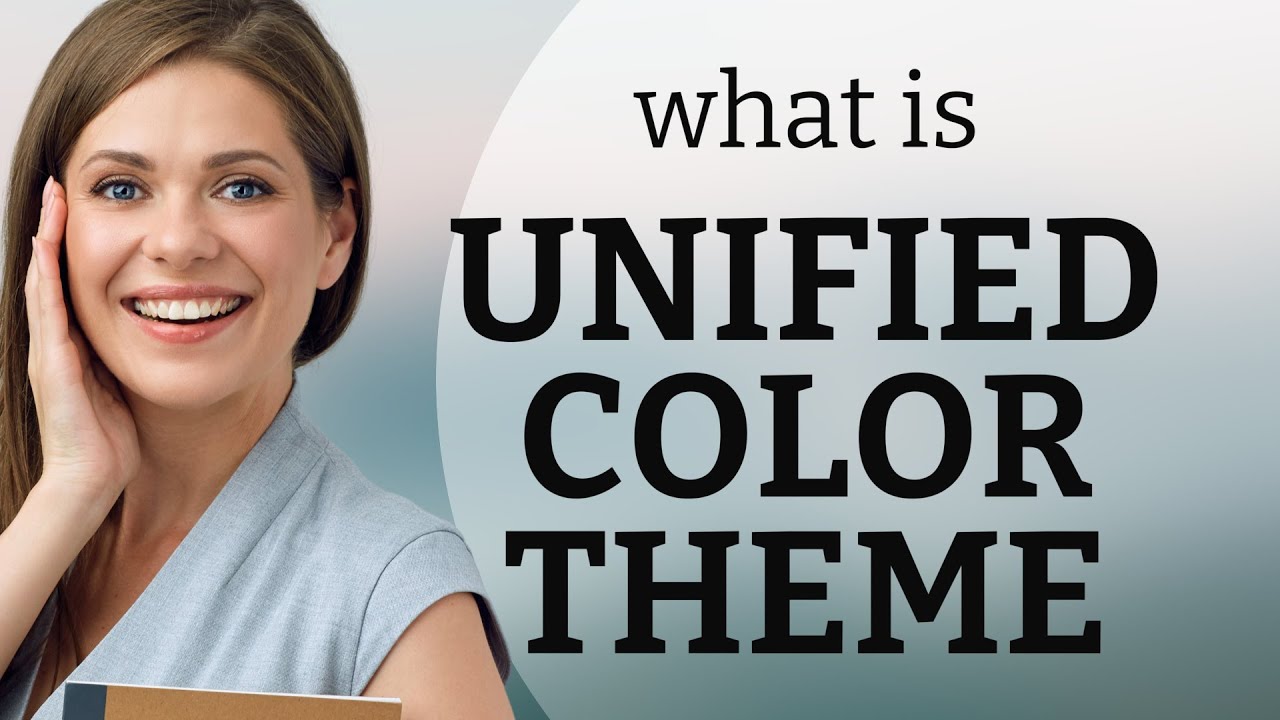 Unlocking the Secrets of a Unified Color Theme - YouTube