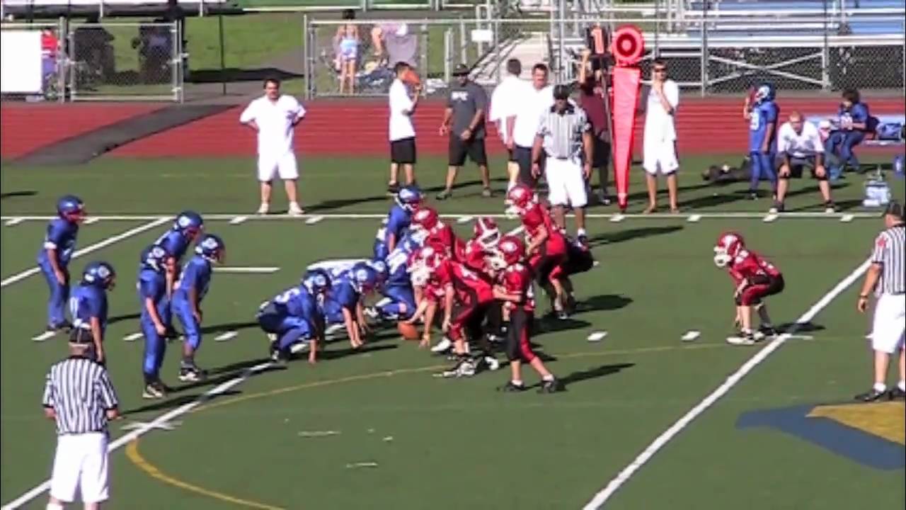 Jack Raba 5th grade football - Cheshire - YouTube