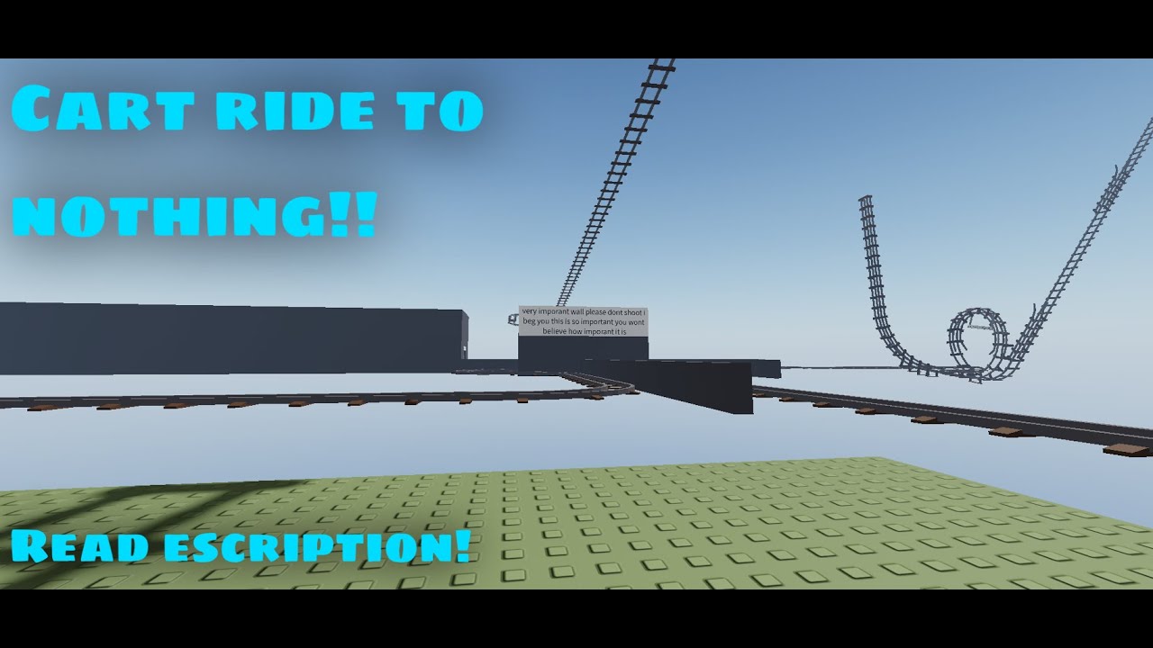 Cart ride around nothing! - YouTube