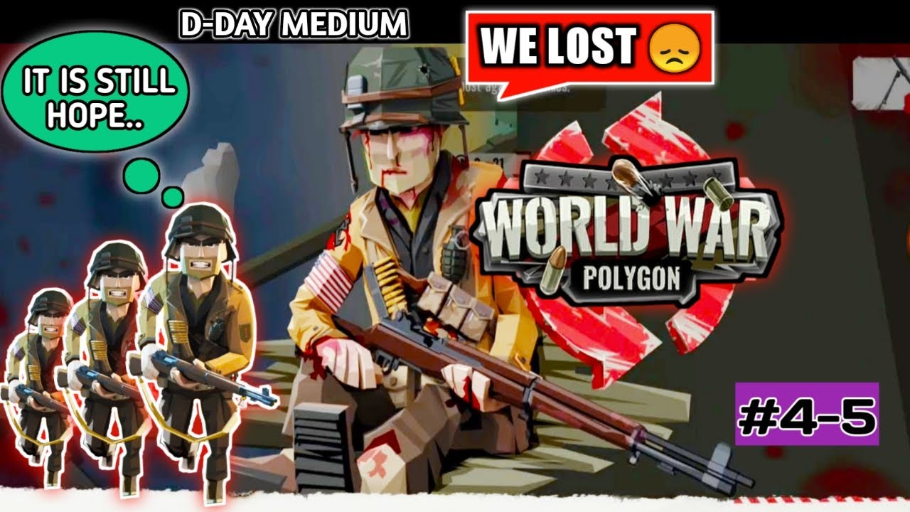 World War Polygon D Day Medium |World War Polygon: WW2 shooter |World ...