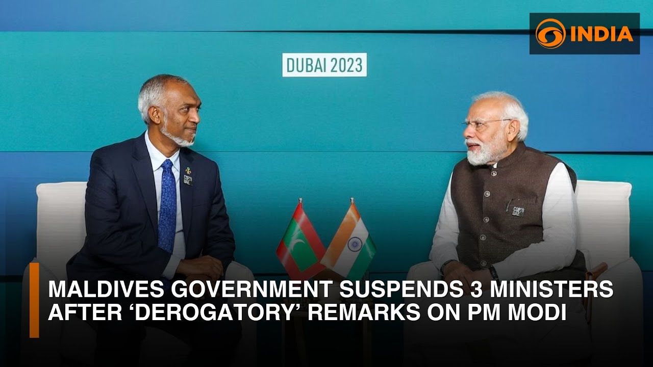 Maldives government suspends 3 ministers after ‘derogatory’ remarks on ...
