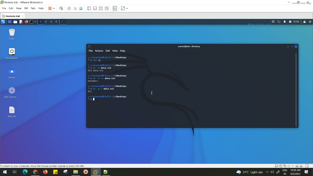 How To Redirect From Existing File STDIN In Kali Linux YouTube How To Redirect From Existing File STDIN In Kali Linux YouTube