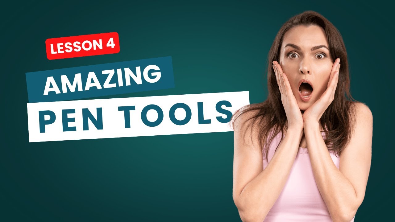 Adobe Illustrator Training - (Lesson 4) Pen Tools - YouTube