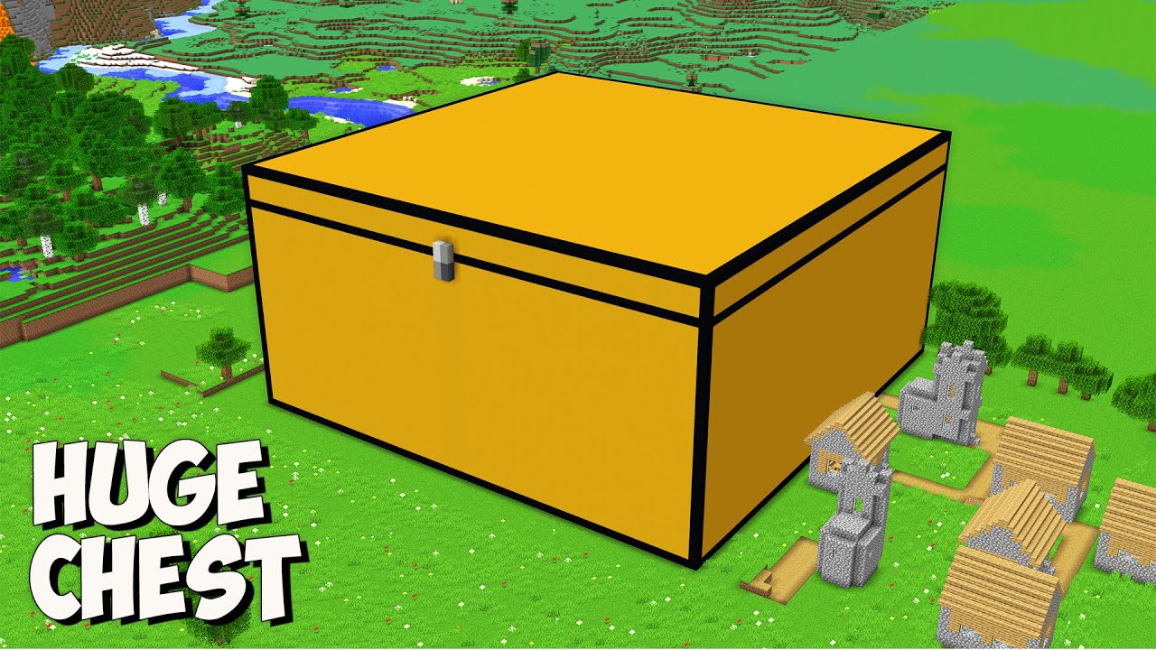 What is HIDDEN inside THIS HUGE CHEST in Minecraft? This is THE BIGGEST ...