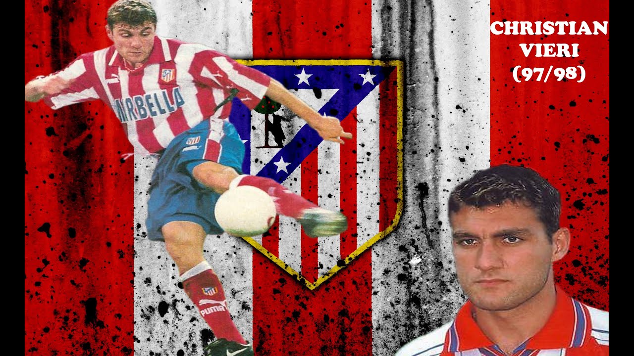 🇮🇹CHRISTIAN VIERI, SUS 29⚽ GOLES OFICIALES EN EL ATLÉTICO DE MADRID (97 ...