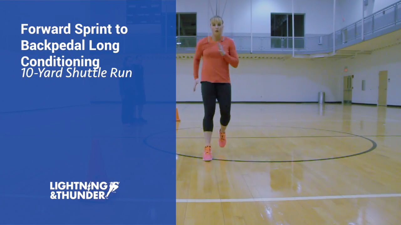 Forward Sprint to Backpedal Long Conditioning - YouTube