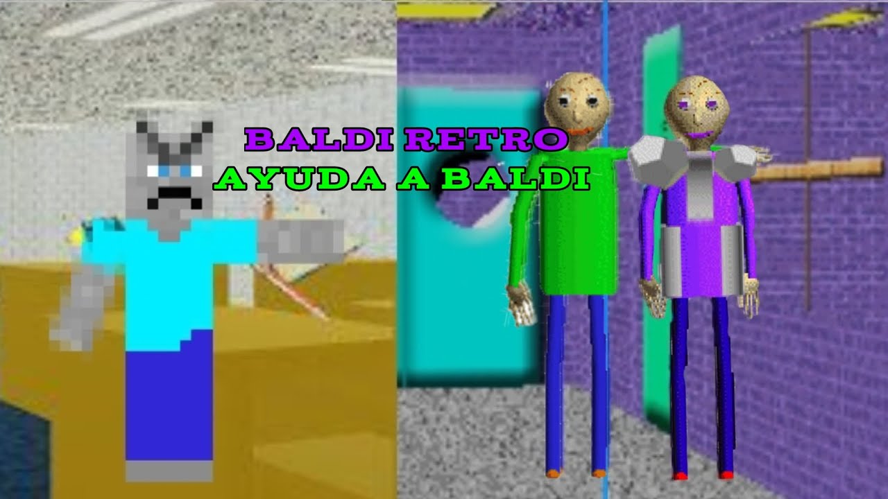Baldi retro ayuda a baldi - YouTube