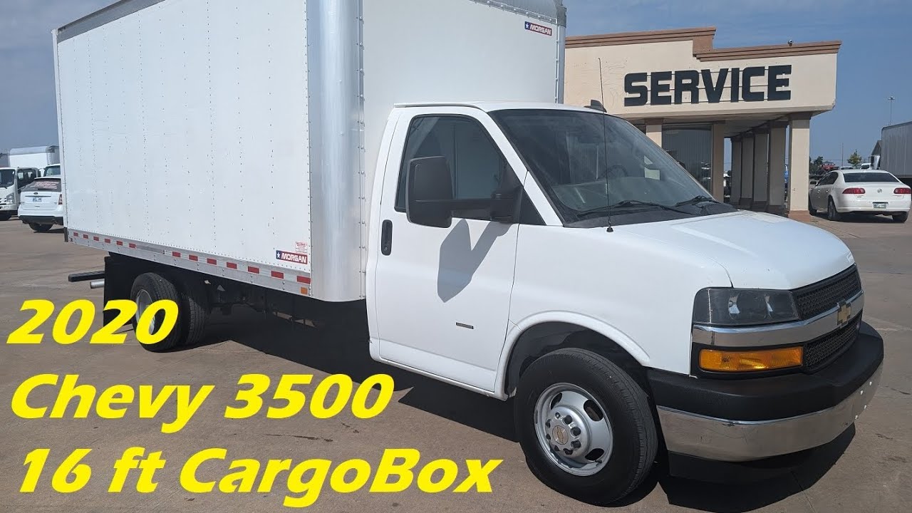 2020 Chevrolet 3500 Express with 16 ft Box - YouTube