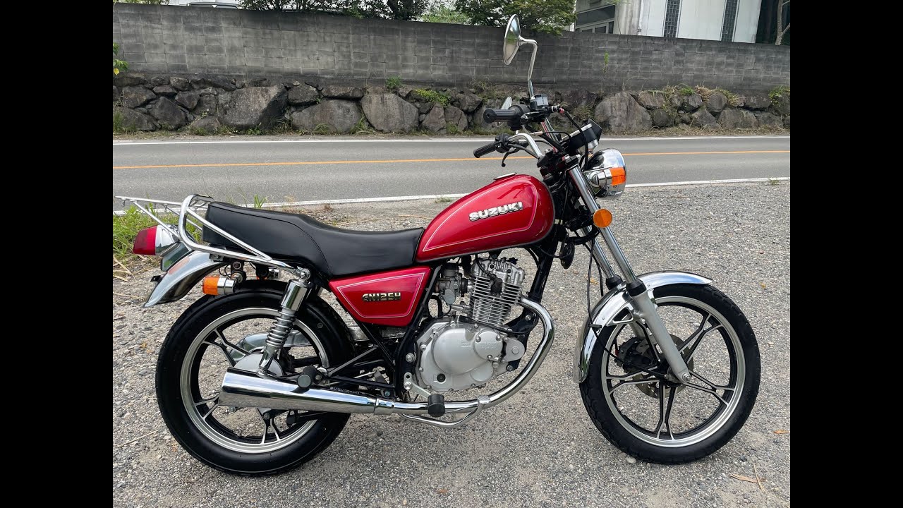 Suzuki GN125 Red LIKE AND SUBSCRIBE #japan #suzuki #gn125 #rider #bike ...