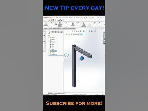 Solidworks Tip of the Day: Fixed vs. Floating Components #shorts - YouTube