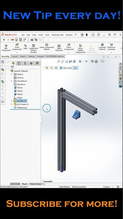 Solidworks Tip of the Day: Fixed vs. Floating Components #shorts - YouTube