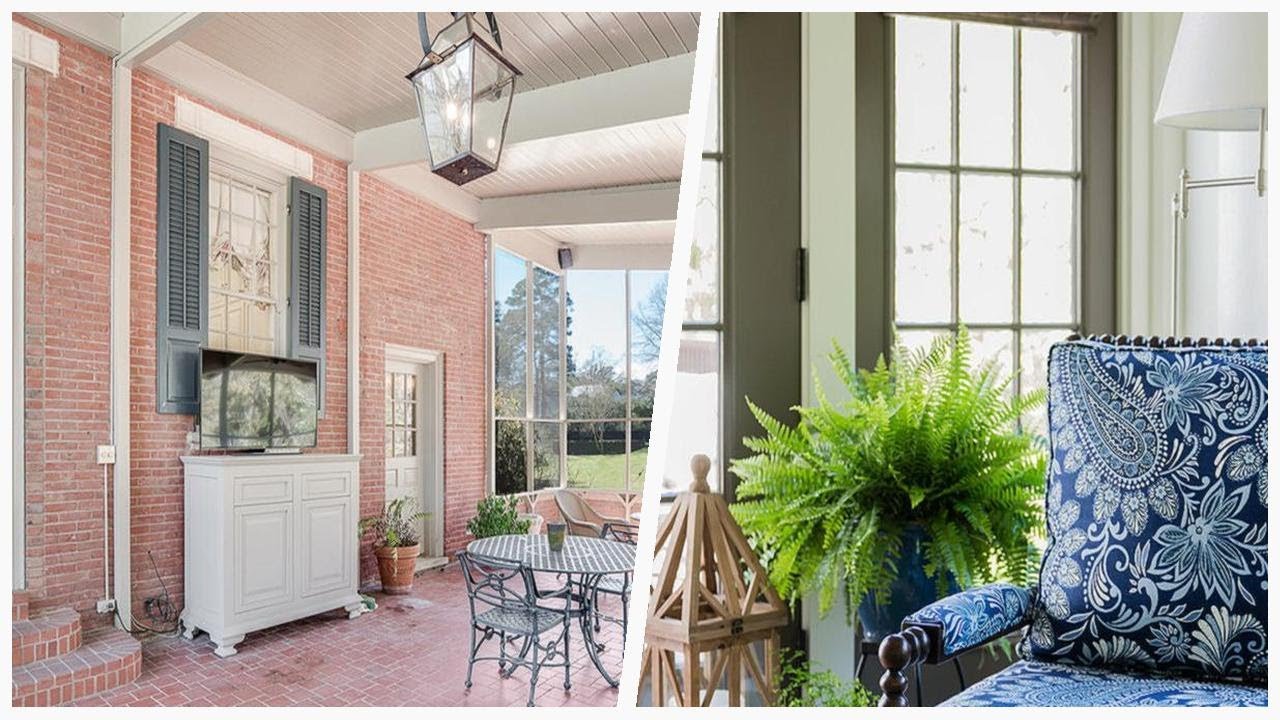 75 Brick Floor Sunroom Design Ideas You'll Love 😊 - YouTube