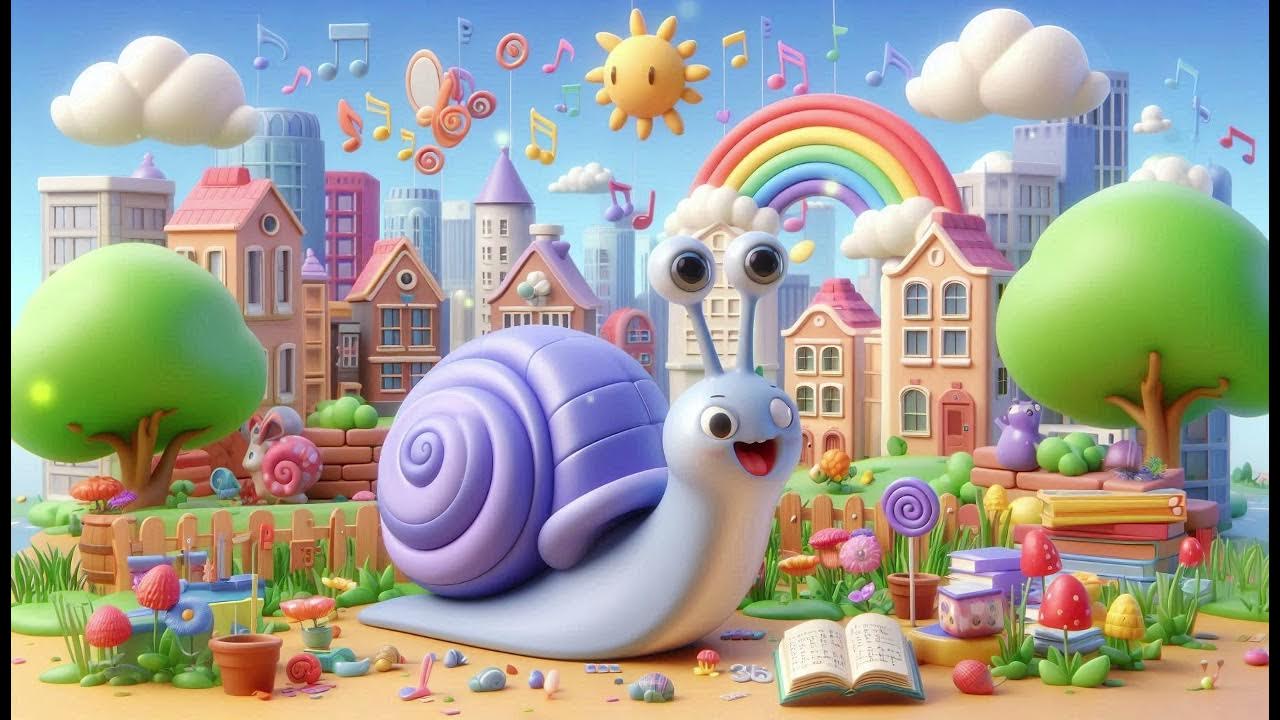 The Snail’s Slow Song | @BabySharkKidsAlotsofSongsKR | Cartoon Children ...