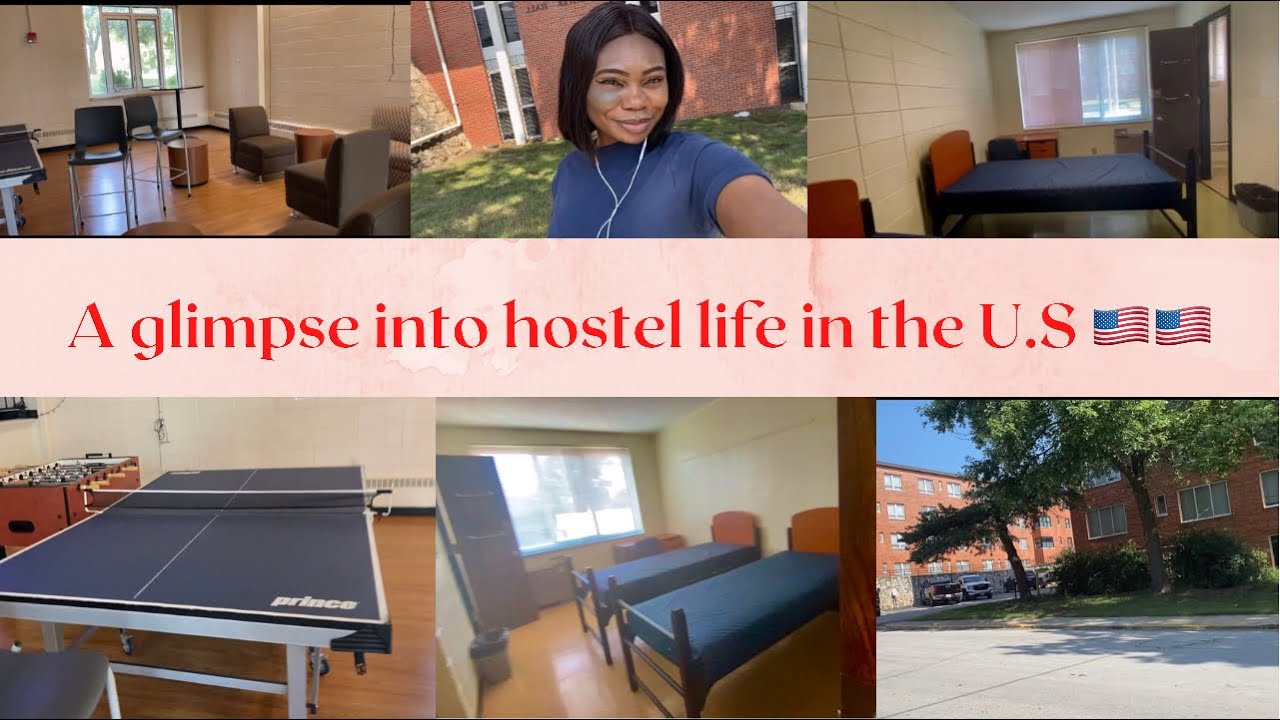 This is what a university hostel looks like in the U.S 🇺🇸 |A tour ...