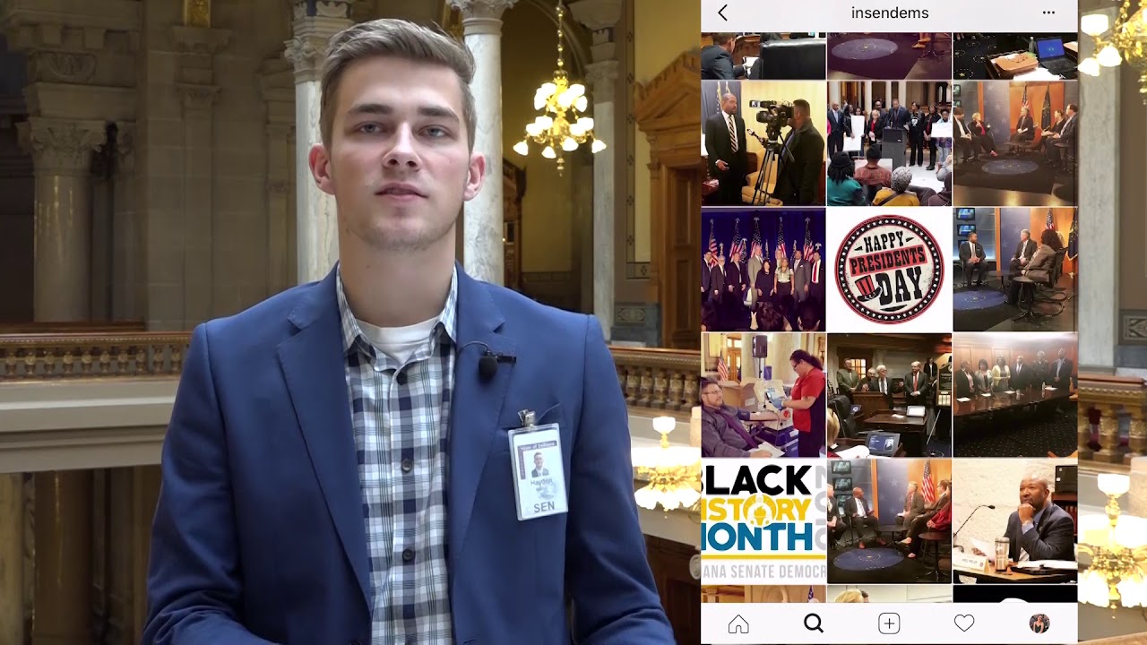 Indiana Senate Democrat Internship Program - YouTube