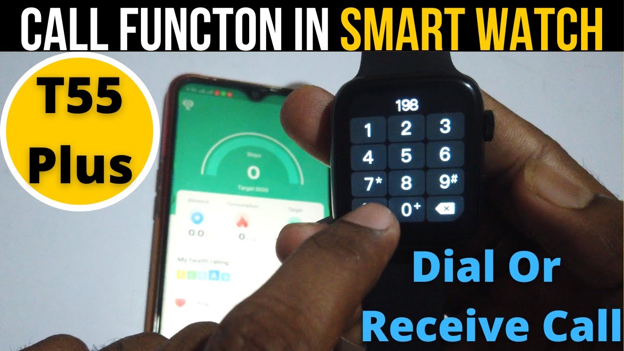 How To Call From Smart Watch || Call Receive Or Manage By Smart watch ...