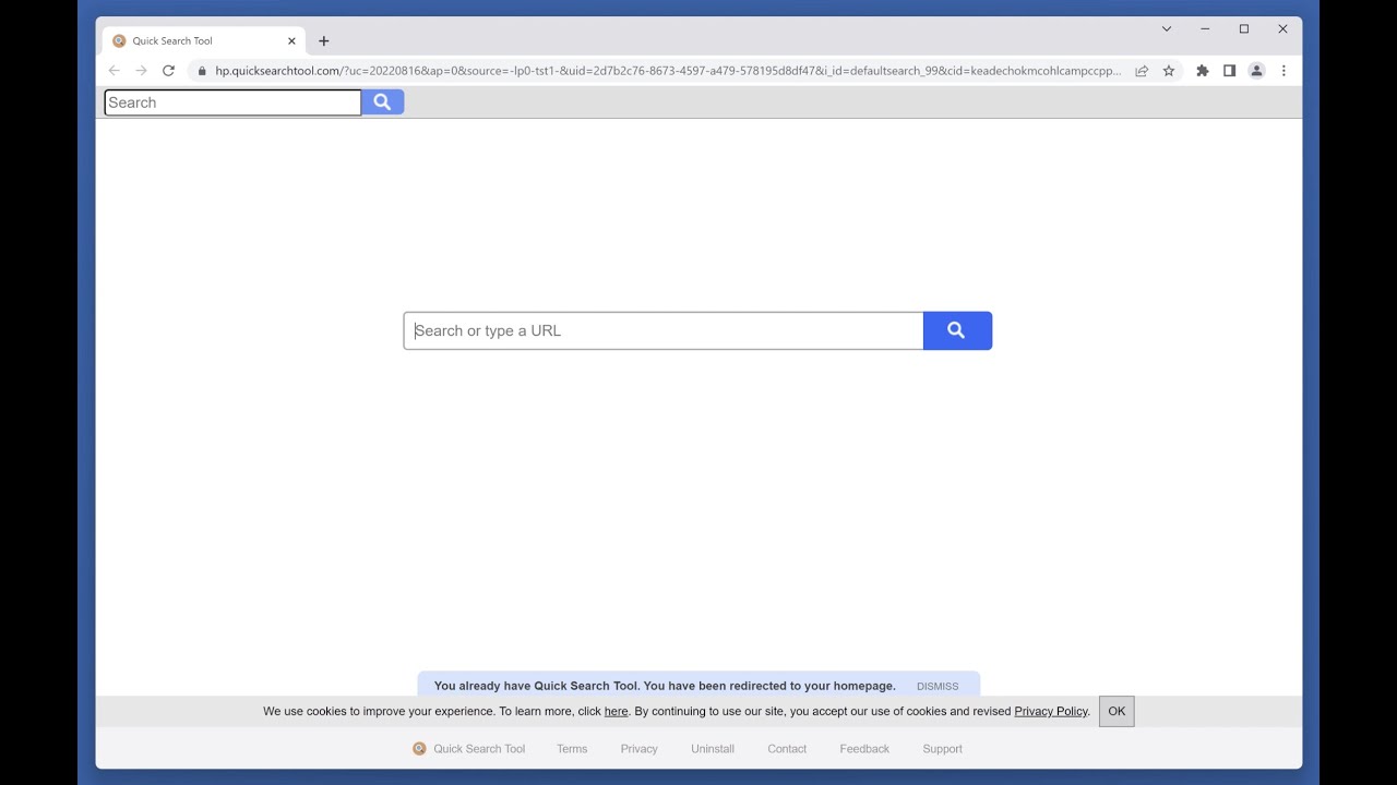 Quick Search Tool browser hijacker - how to remove? - YouTube