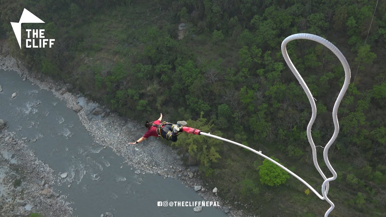 World's Second Highest Bungy Jumping 228m | Adventure in Nepal | The ...