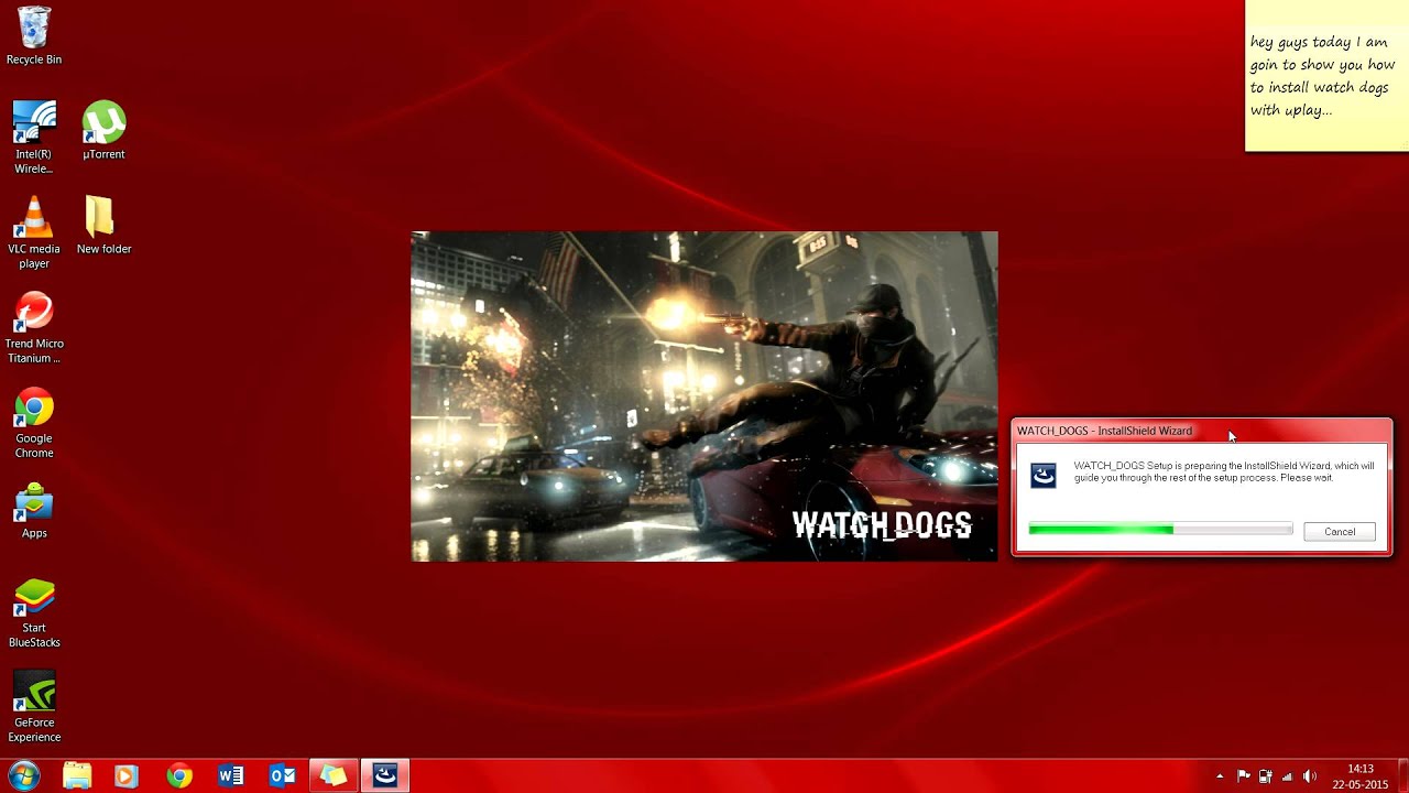 HOW TO INSTALL WATCH DOGS WITH UPLAY IN PC PART 1 - YouTube
