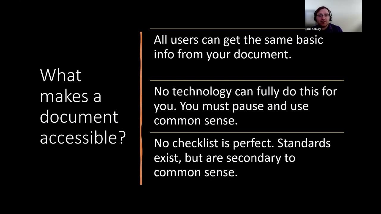 How to Create Accessible Microsoft Word Documents Webinar - YouTube