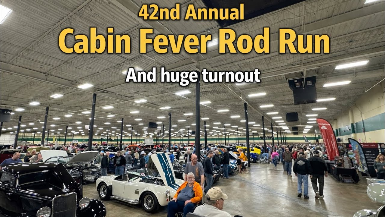 42nd Annual Cabin Fever Rod Run Car Show “Huge Crowds” - YouTube