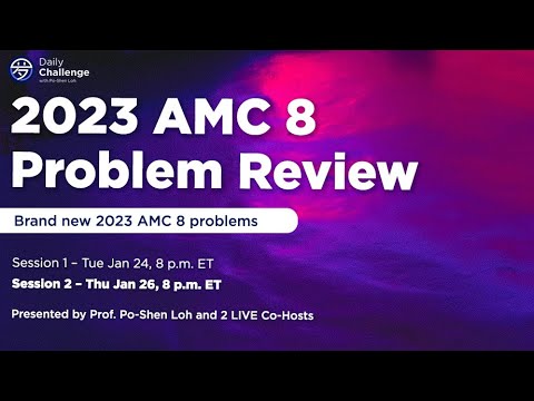 2023 AMC 8 LIVE Solve Part 2 - YouTube
