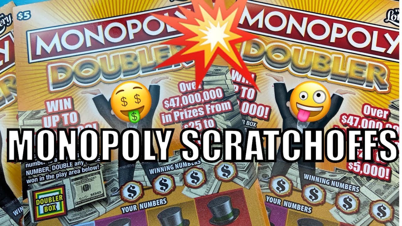 FLORIDA LOTTERY $1,000,000 MONOPOLY DOUBLER SCRATCH OFF TICKETS 🤑🤪🤞 ...