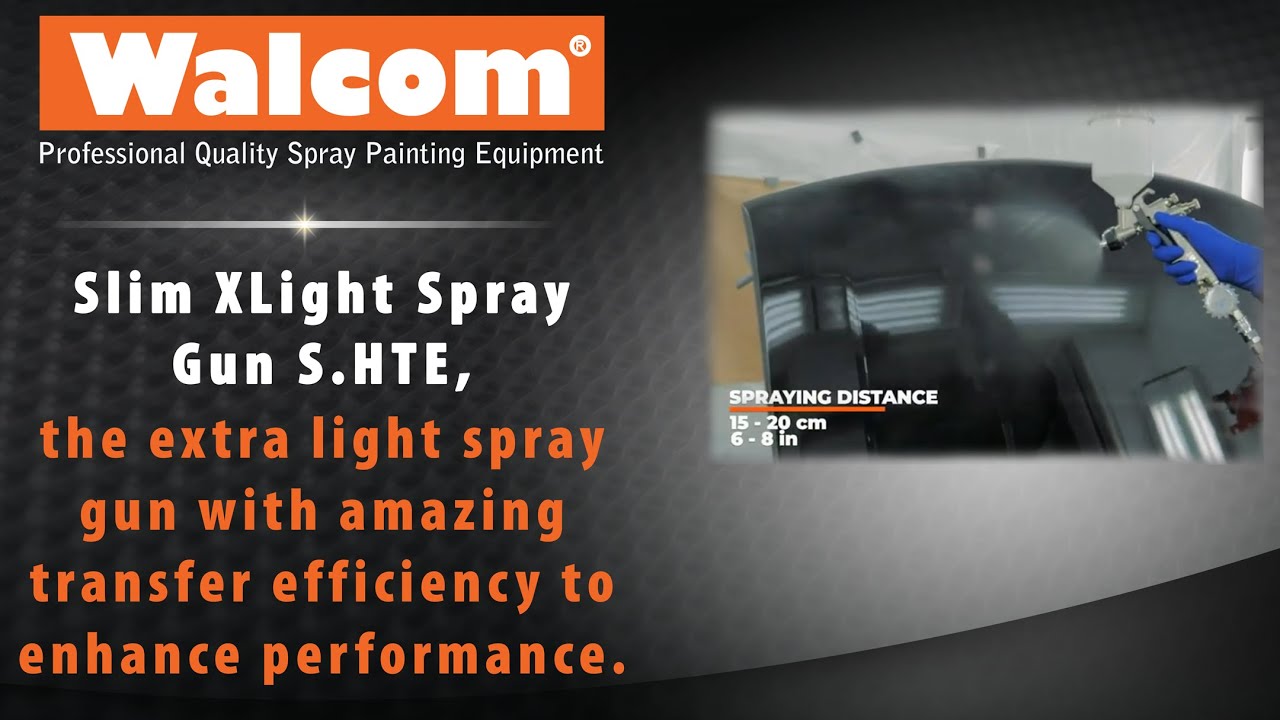 Walcom Slim XLight Spray Guns S.HTE, an extra light spray gun with ...