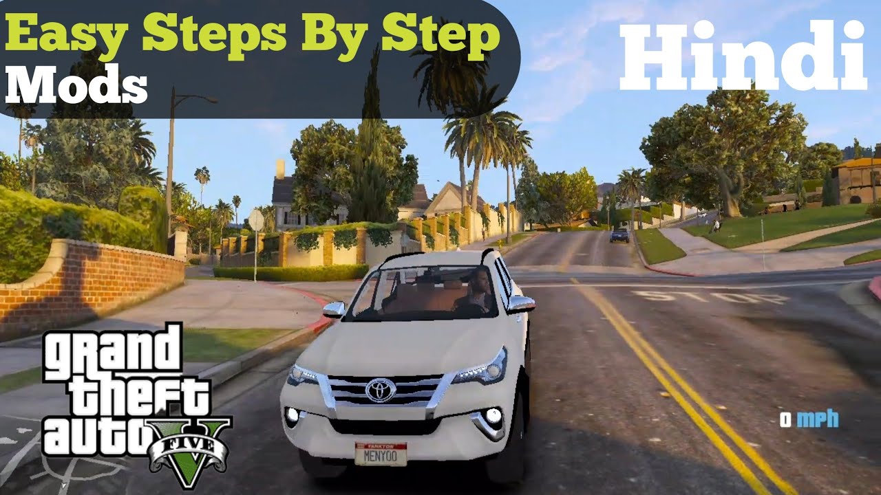 GTA 5 Offline - How to Install Fortuner Car Mod | Hindi | Easy Step by ...