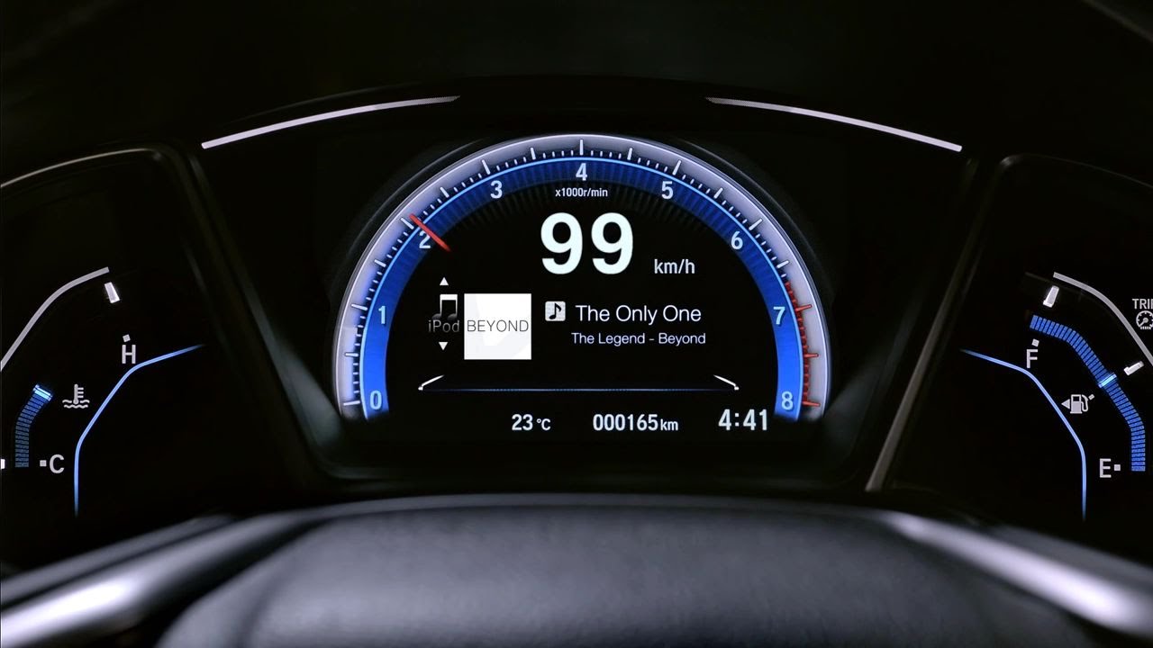 All New Civic 2016 Driver Information Interface | AutoMania - YouTube