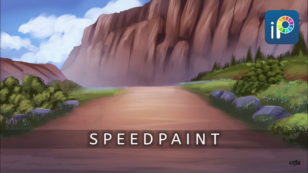 【ibisPaint】Background Speedpaint 🎨 08 - YouTube