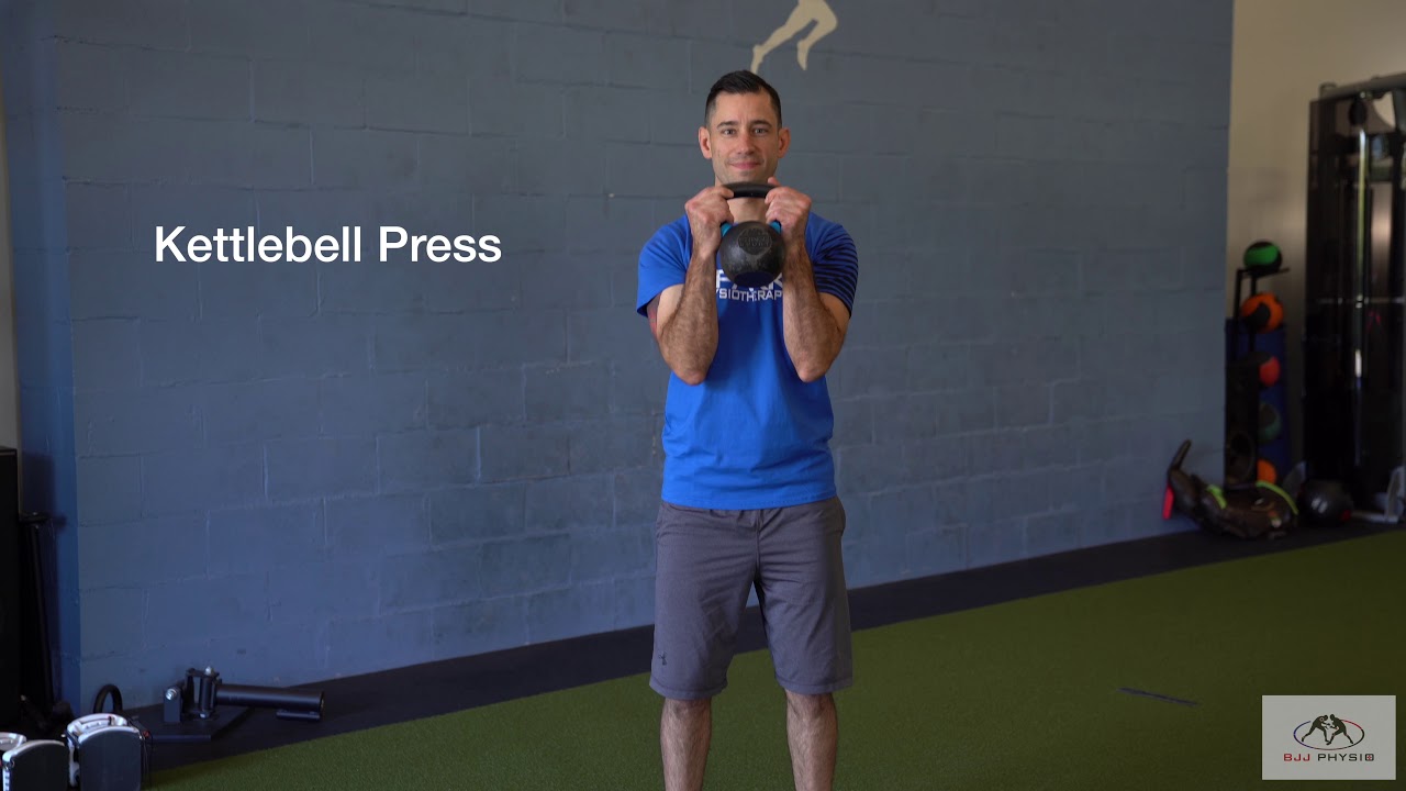 Kettlebell (KB) Press - YouTube