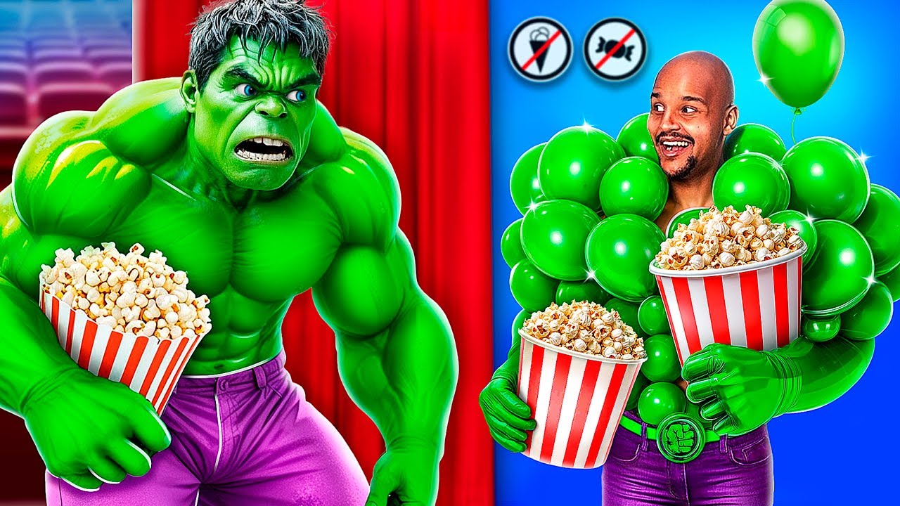 Superhero Showdown! Fake vs Real Superheroes Sneaking into the Movies ...