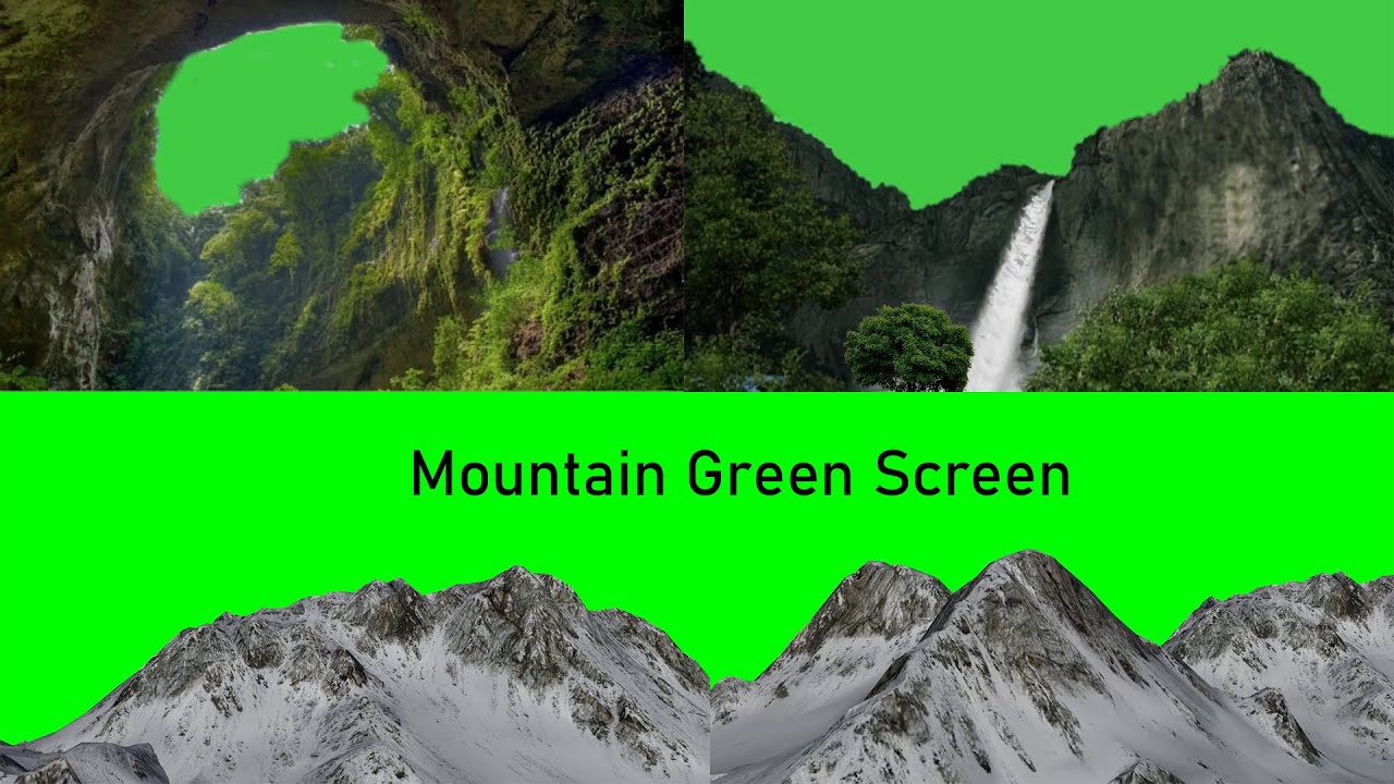 Mountain green screen video, mountain background video green screen ...