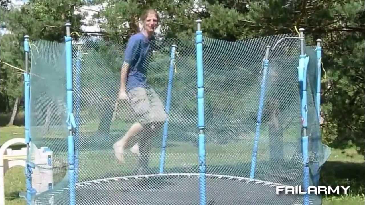 Trampoline Fails Compilation FailArmy - YouTube