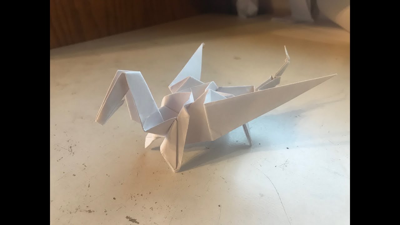 How to Make a Hard Origami Dragon!! - YouTube