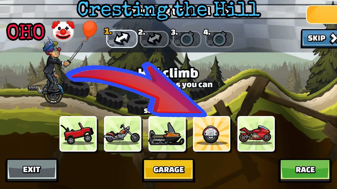 Hill Climb Racing 2 (Cresting the Hill) gameplay hcr2 hcr - YouTube