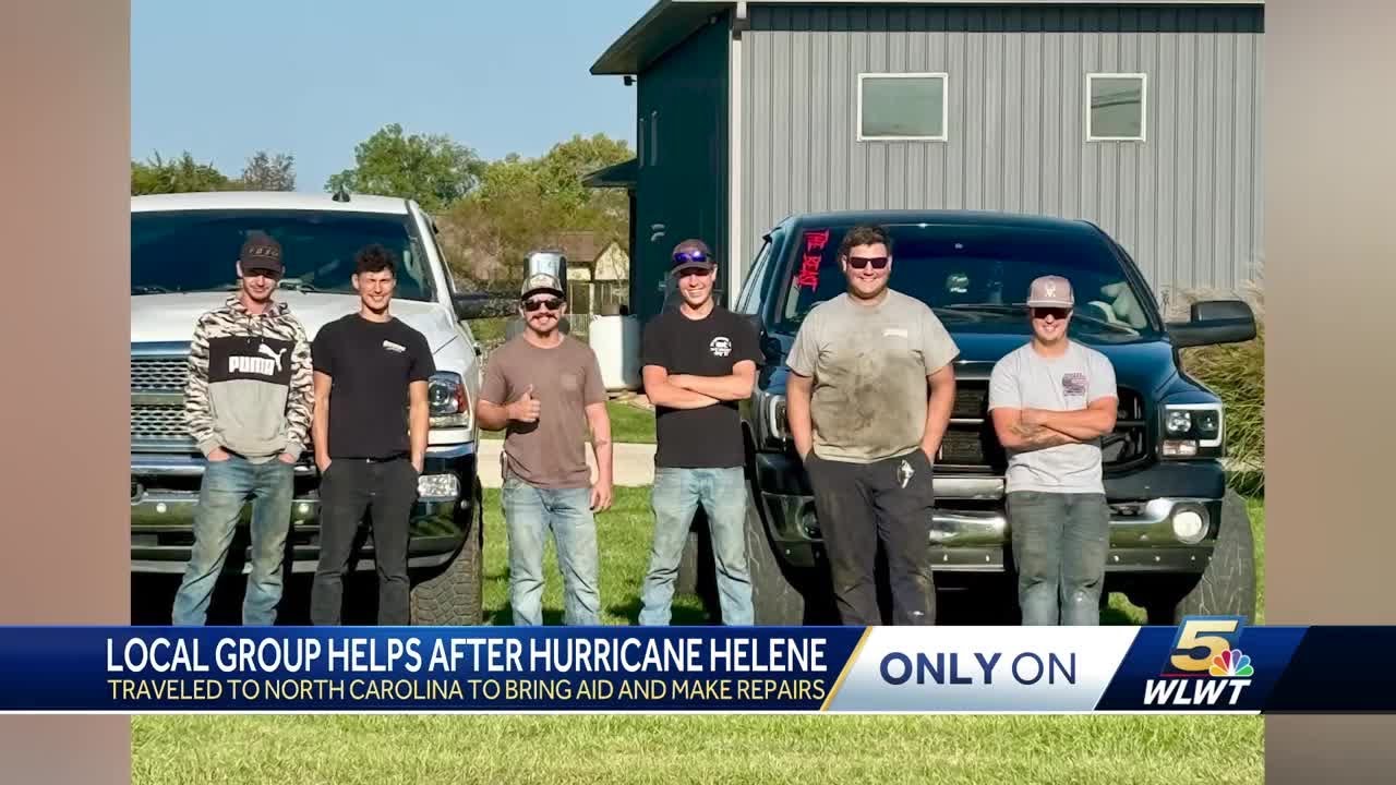 Locals lend a helping hand to victims of Helene in North Carolina - YouTube
