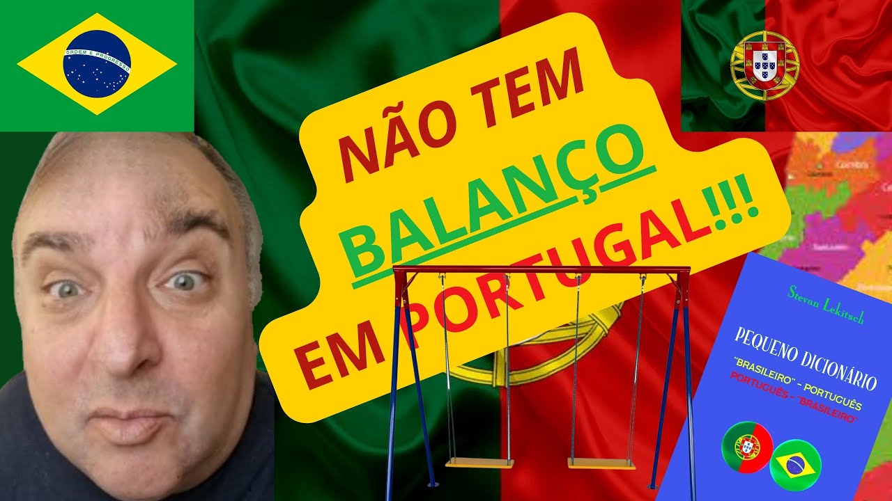 NÃO TEM BALANÇO EM PORTUGAL!!! #dicionário - YouTube