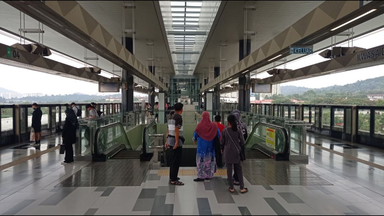 Putrajaya MRT Line: Kwasa Damansara MRT Station - YouTube