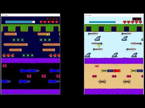 Java Game, Frogger - YouTube
