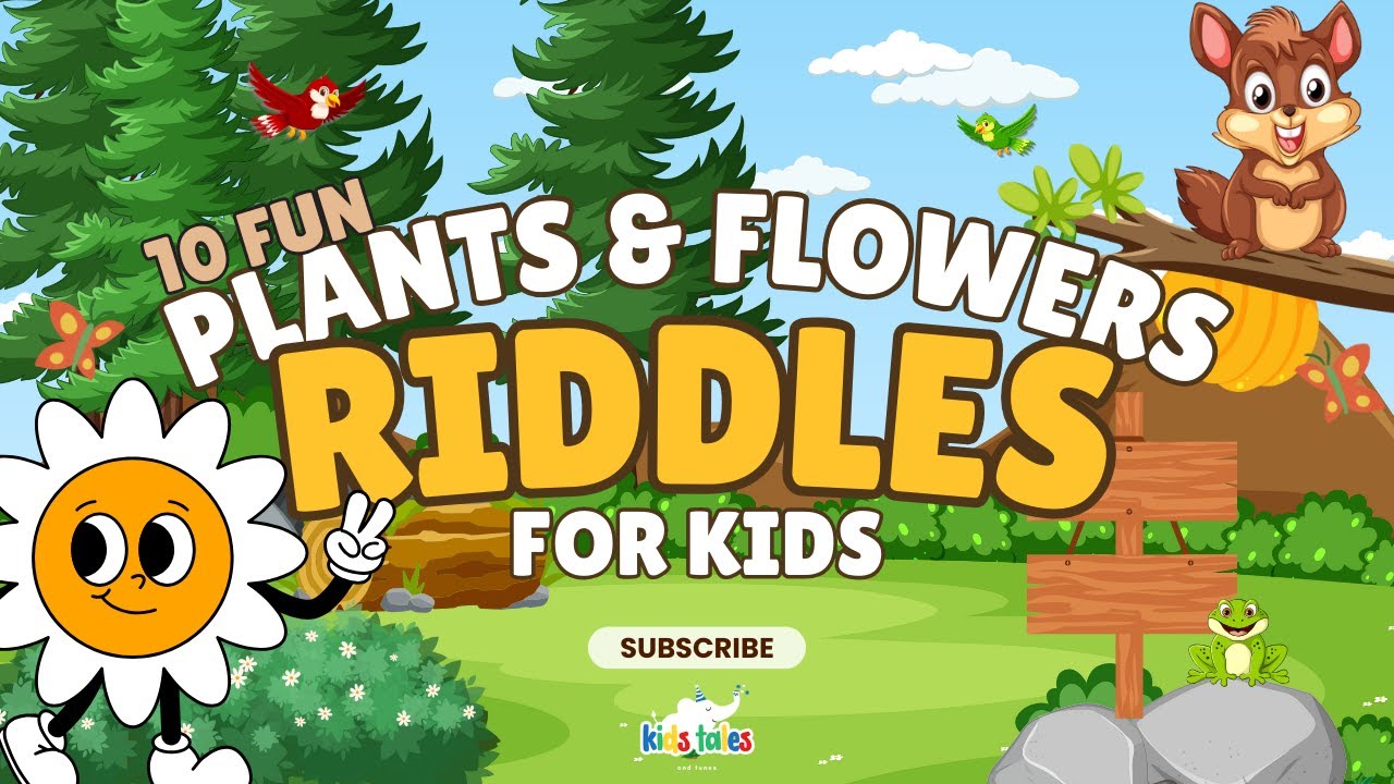 10 Fun Plant & Flower Riddles for Kids! Can You Solve Them? 🌻🌱 - YouTube
