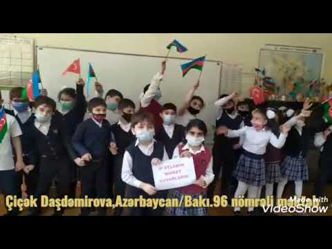 96 nömrəli məktəb, 2b sinfi Geleneğimde oyun var layihə mahnısı